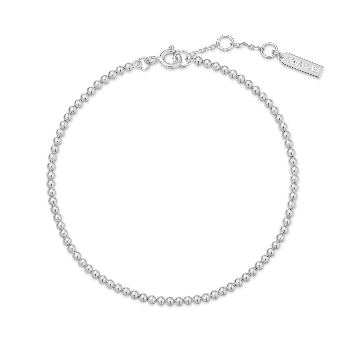 Silver Beaded Bracelet – Ania Haie US
