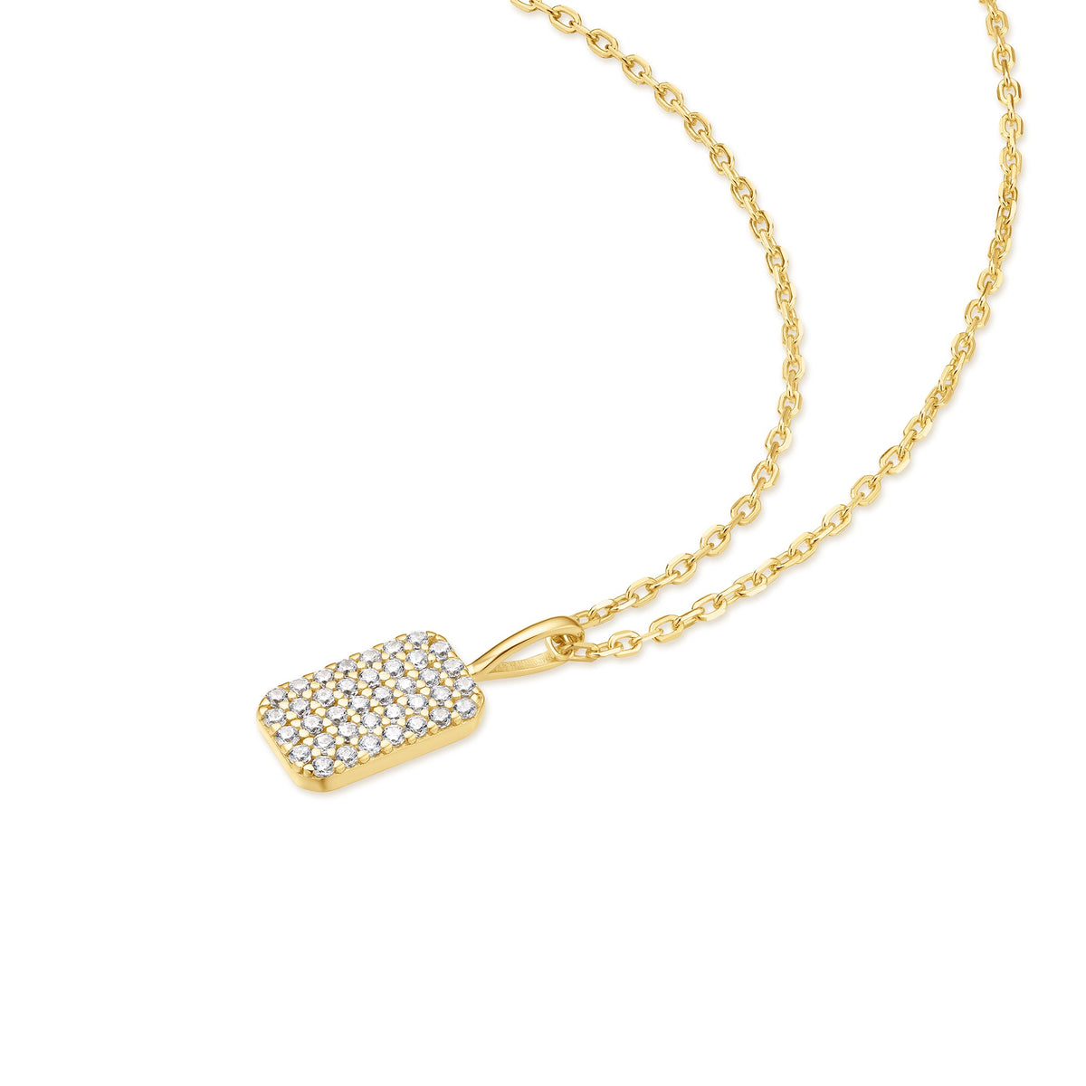 Gold Pavé Pendant Necklace – Ania Haie US