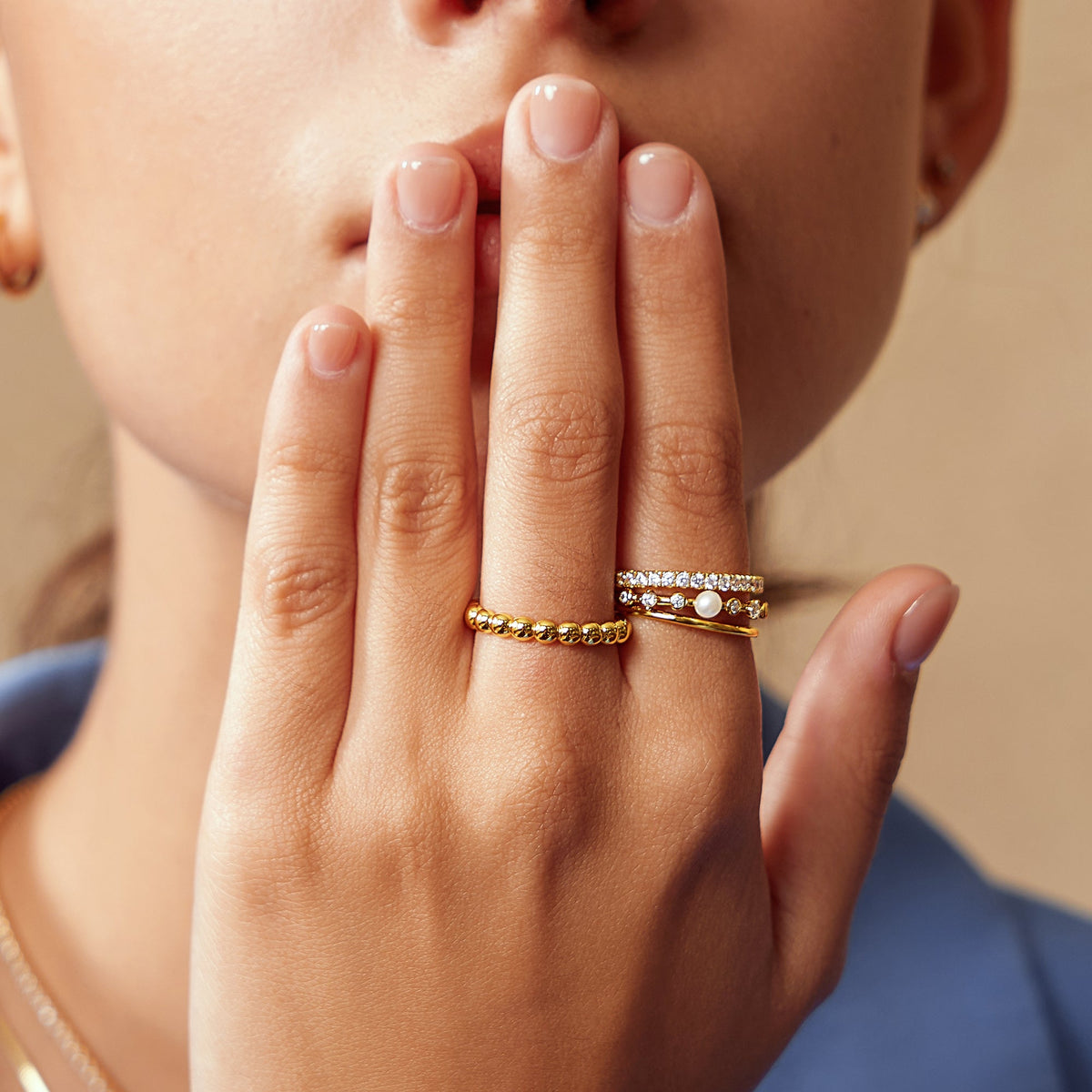 Gold Plain Ring – Ania Haie US