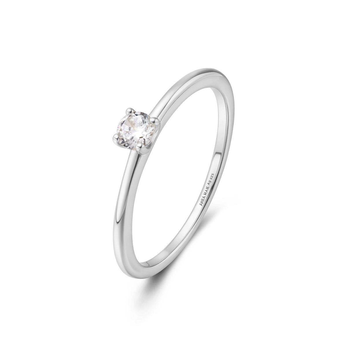 Silver Classic Slim Stacking Ring – Ania Haie US