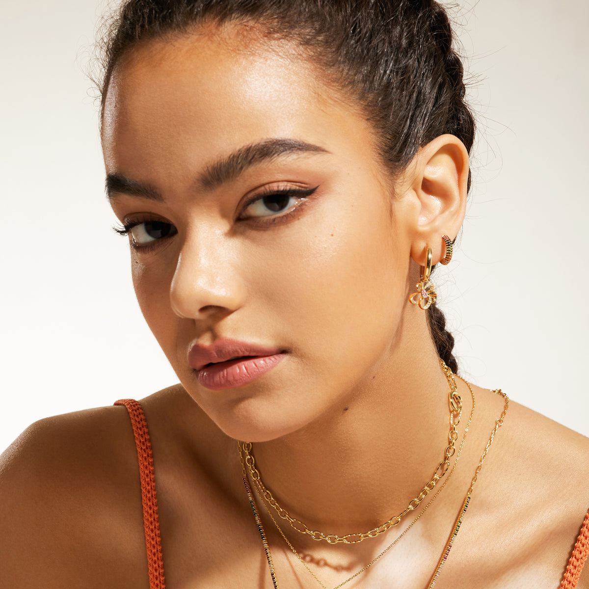 Gold Flower Earring Charm – Ania Haie US