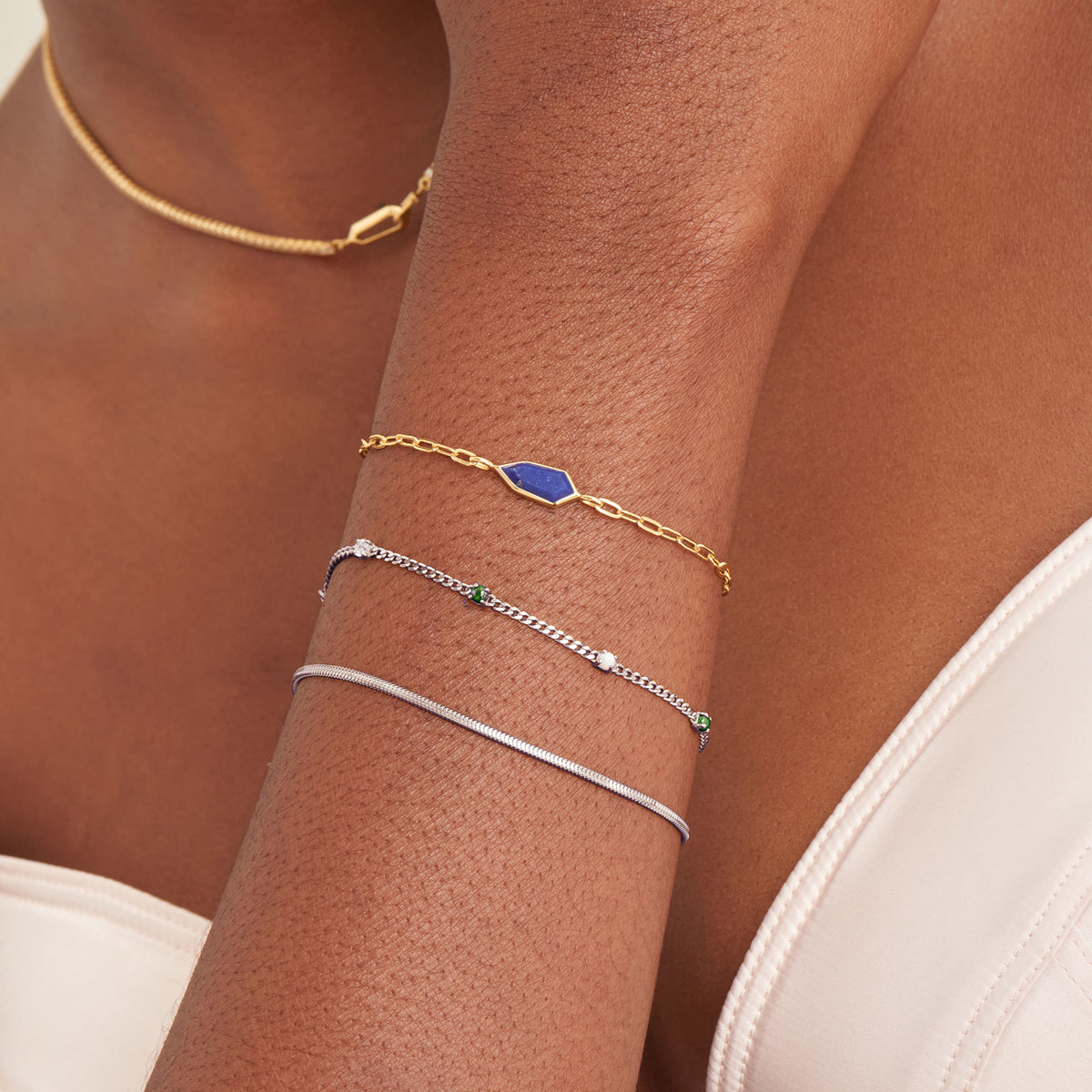 Silver Snake Chain Bracelet – Ania Haie US