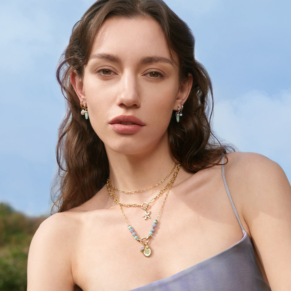 Gold Sparkle Flower Charm – Ania Haie US