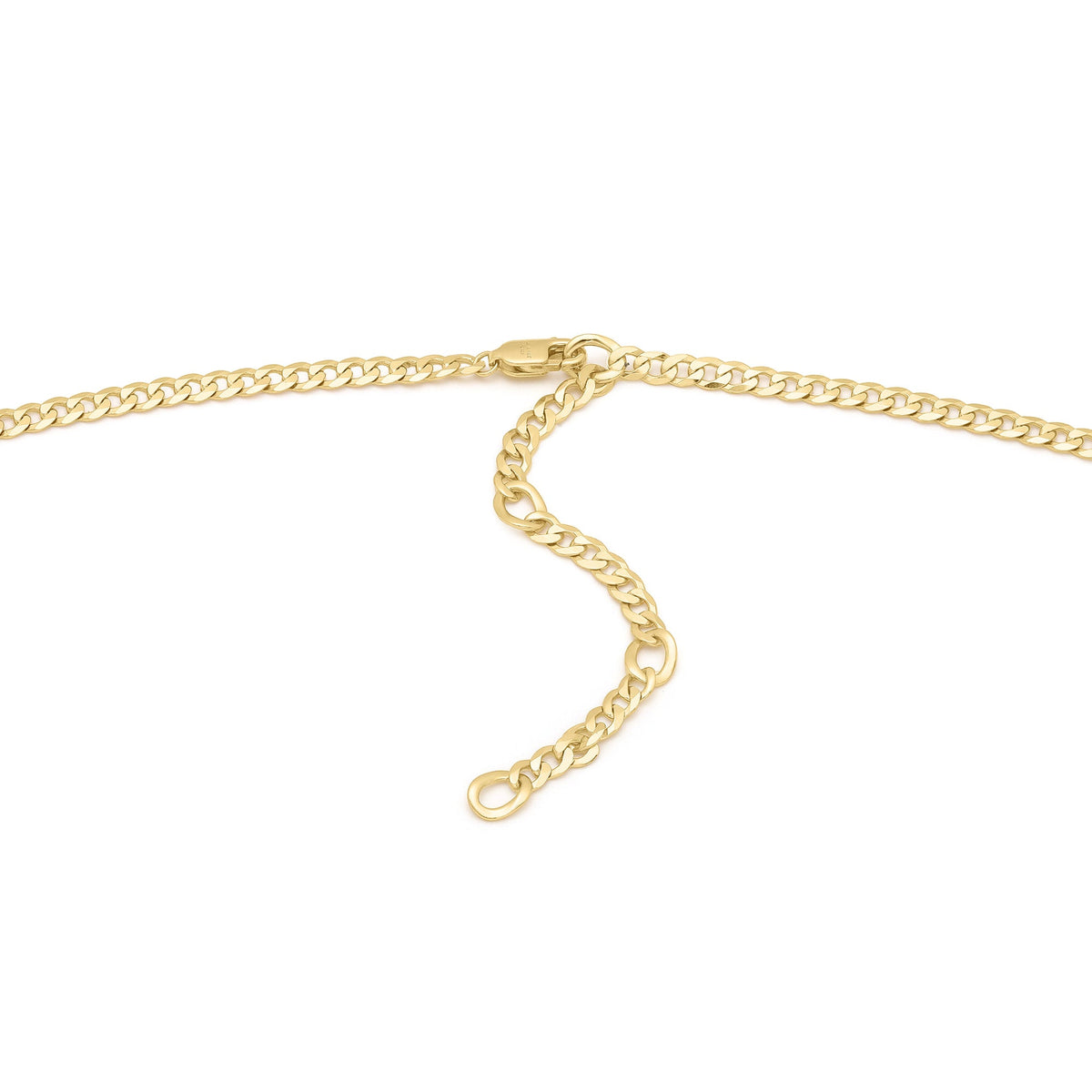 Gold Curb Chain Charm Connector Necklace – Ania Haie US