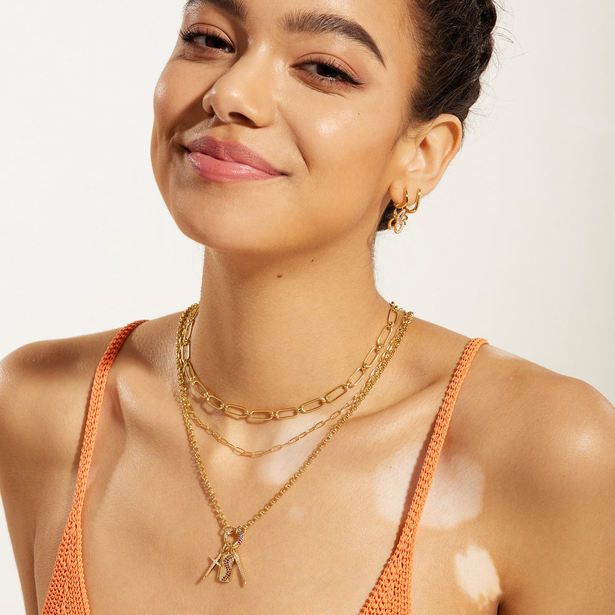 Gold Sparkle Bar Charm – Ania Haie US